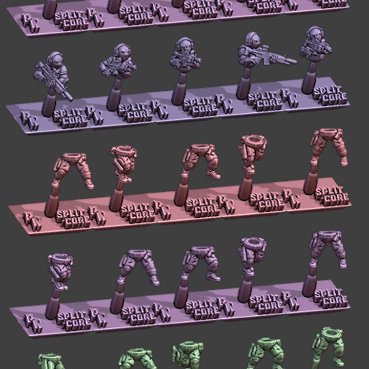 3D Printable ALF Kill Cell: Split-Core Strike Pack (6mm Real Scale) by ...