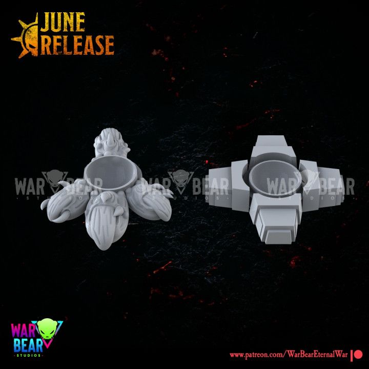 3D Printable Galactic Plague rangers Plague Brute by BattleCat Grim Wars