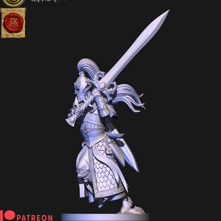 3D Printable High elves Swordmasters (elf) by HoloMiniatures