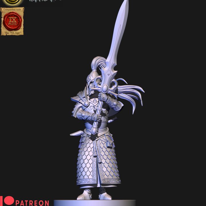 3D Printable High elves Swordmasters (elf) by HoloMiniatures