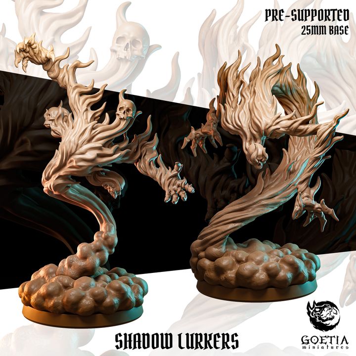 3D Printable Shadows of Mol'ntar - Complete set by Goetia Miniatures