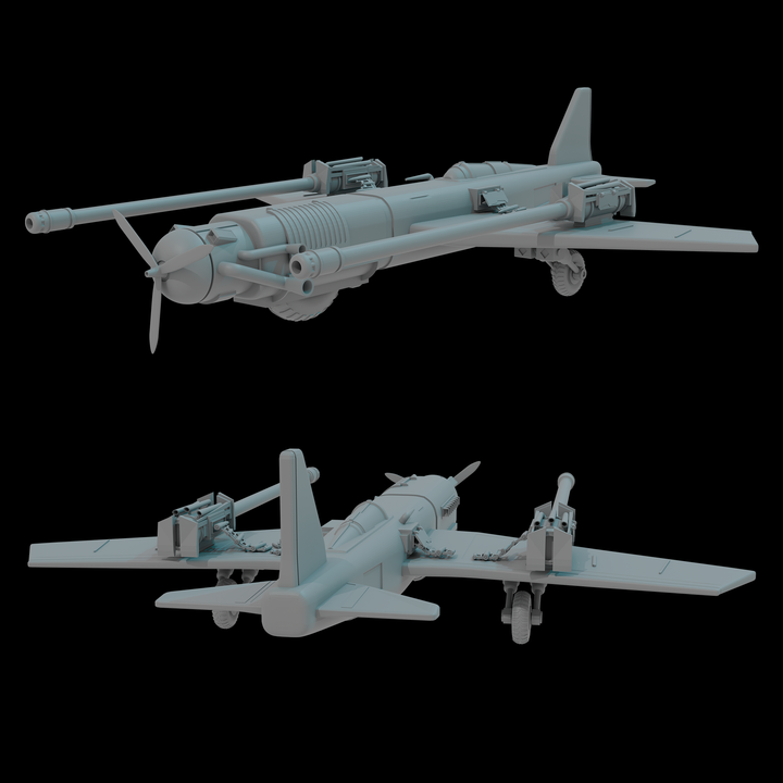 3D Printable Object 73 is a lightweight attack aircraft by Di