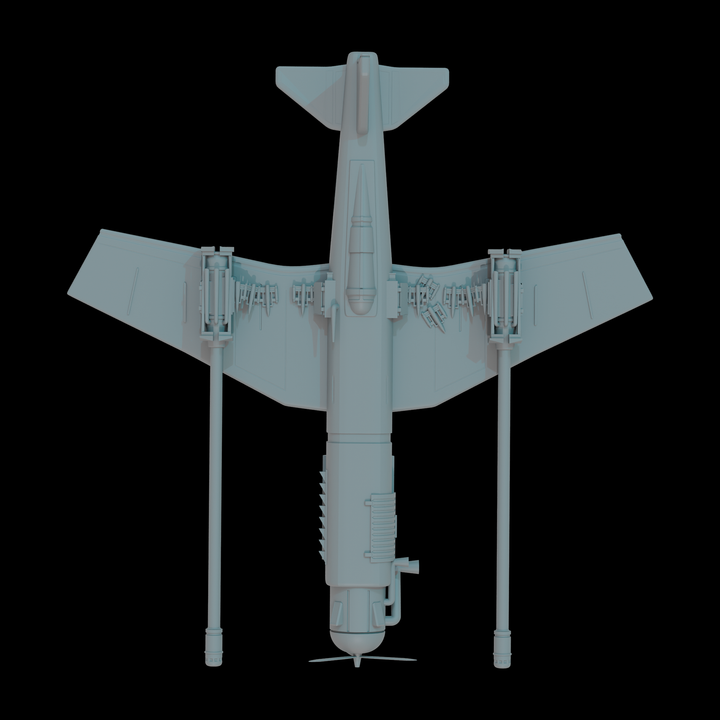 3D Printable Object 73 is a lightweight attack aircraft by Di