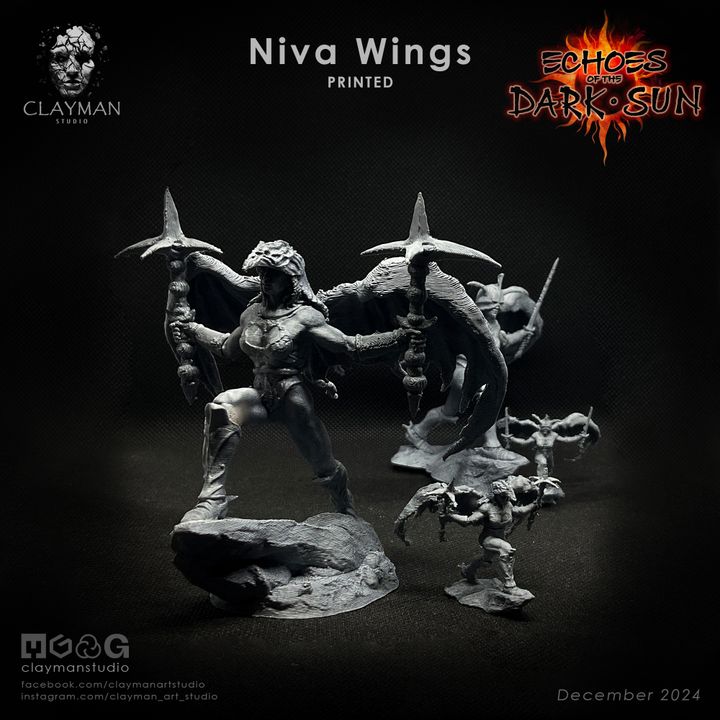 3D Printable Niva Wings - 32mm - 75mm - 1/10 by Clayman Studio