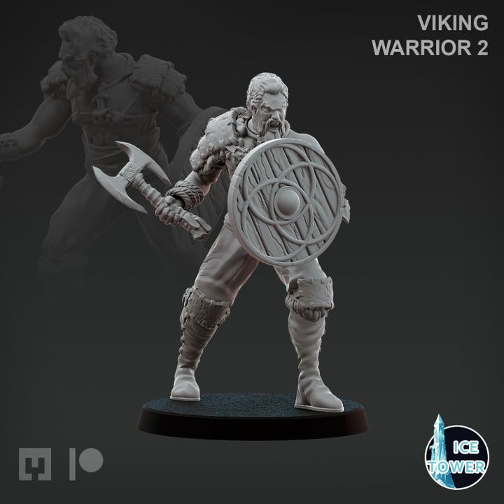 3D Printable Vikings- Full Band by Ice Tower