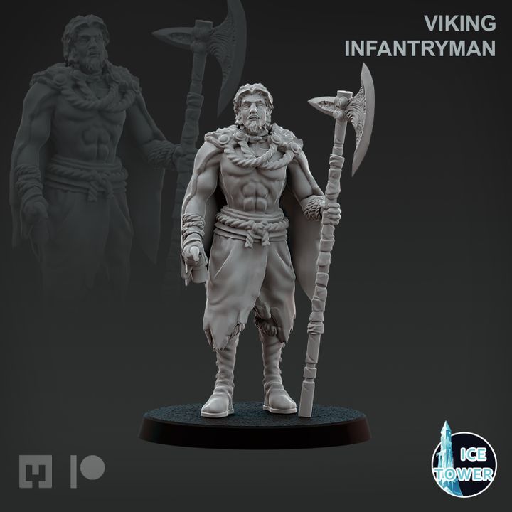 3D Printable Vikings- Full Band by Ice Tower