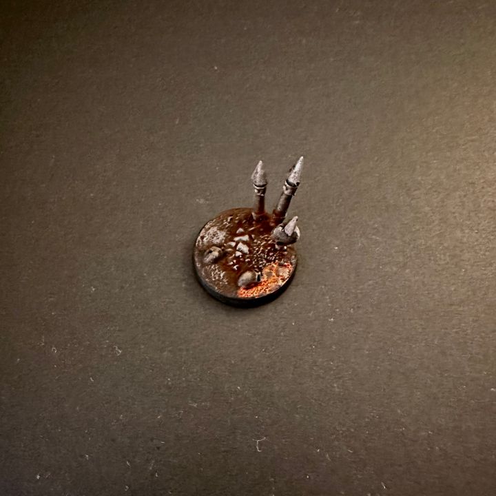 3D Printable CHAOS Bases and Toppers for your Miniatures by Warg'Name