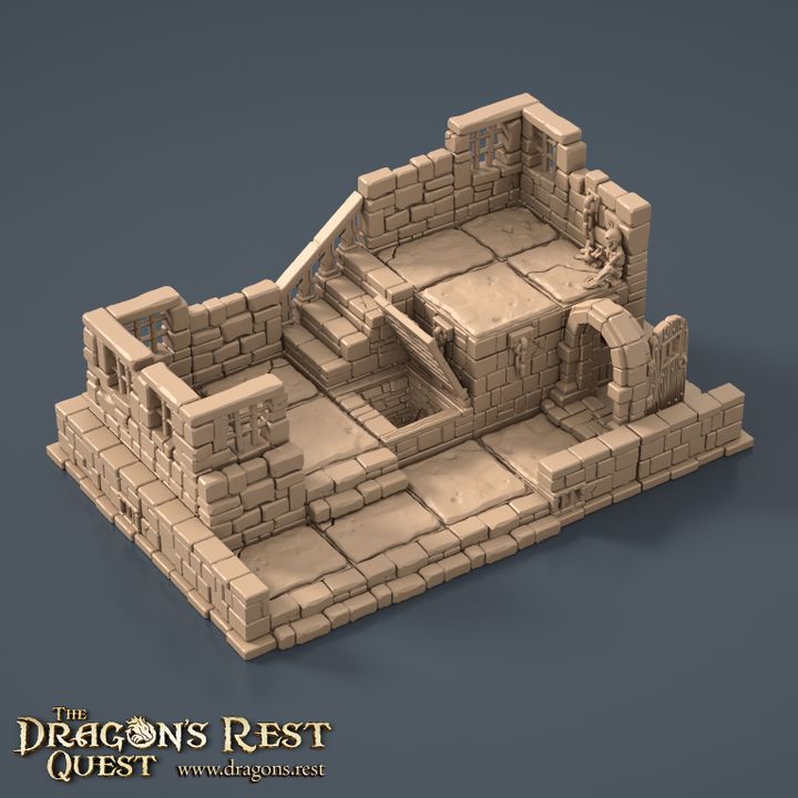 3D Printable Sample Dungeon - Dragon's Rest Clip System by The Dragon's ...