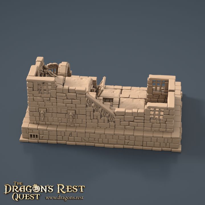 3D Printable Sample Dungeon - Dragon's Rest Clip System by The Dragon's ...