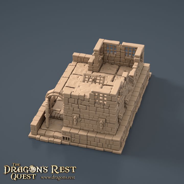 3D Printable Sample Dungeon - Dragon's Rest Clip System by The Dragon's ...