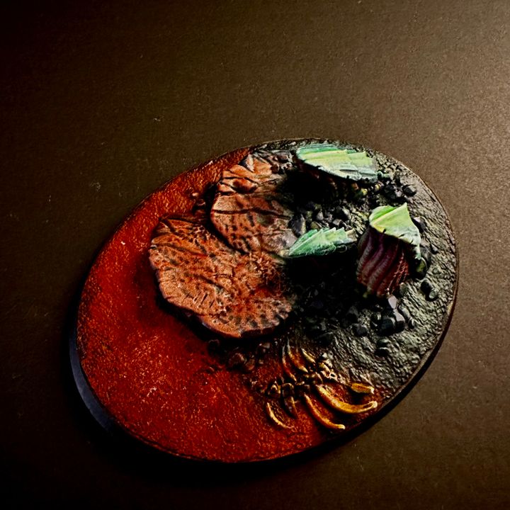 3D Printable TYRANIDS Bases and Toppers for your Miniatures by Warg'Name