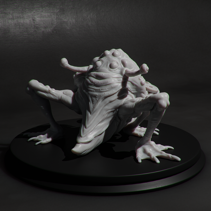 3D Printable Greedy Creature by Toni Rabaron