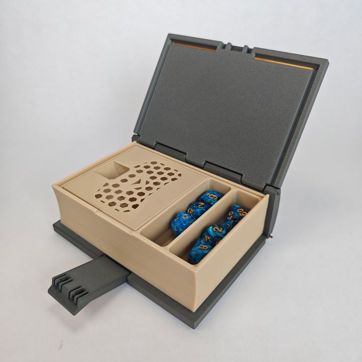 3D Printable DnD Dice Book by 3DTechDesigns