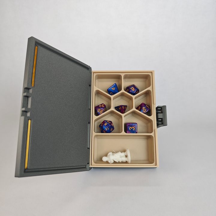 3D Printable DnD Dice Book by 3DTechDesigns