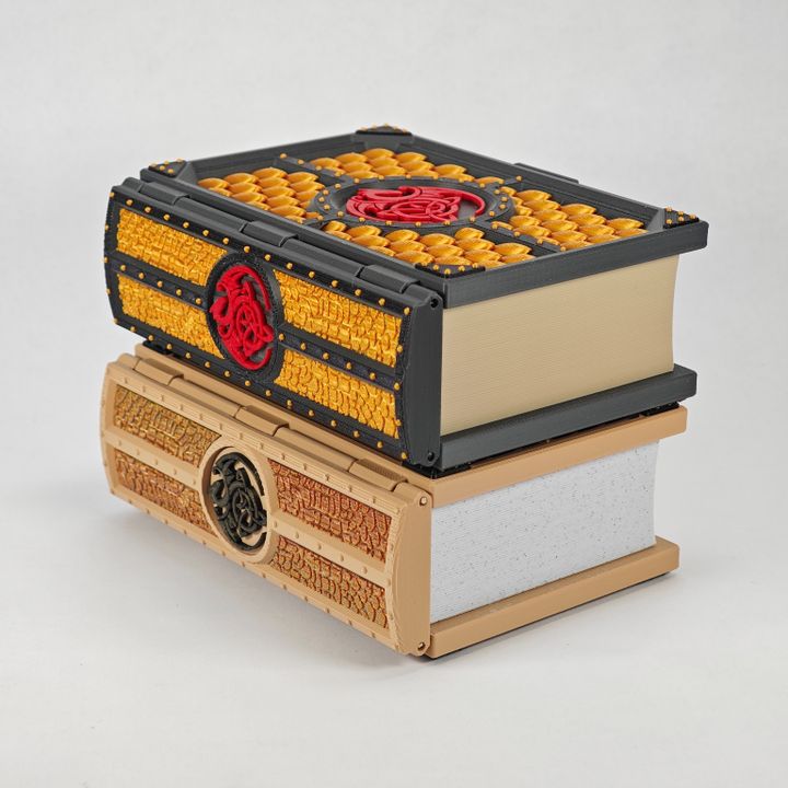 3D Printable DnD Dice Book by 3DTechDesigns