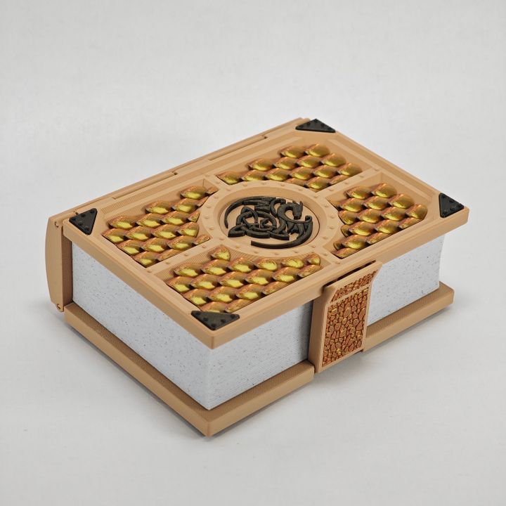 3D Printable DnD Dice Book by 3DTechDesigns