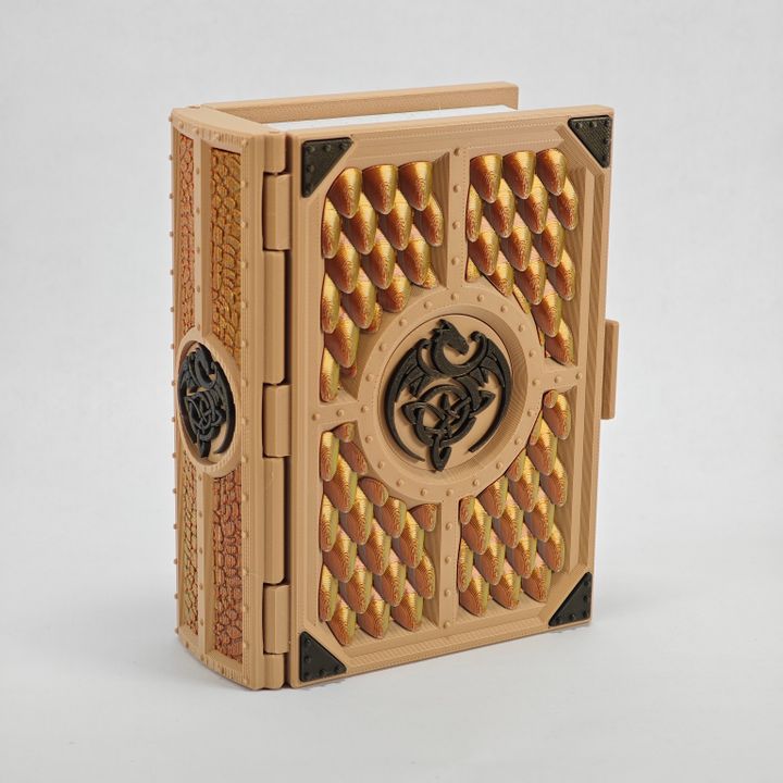 3D Printable DnD Dice Book by 3DTechDesigns