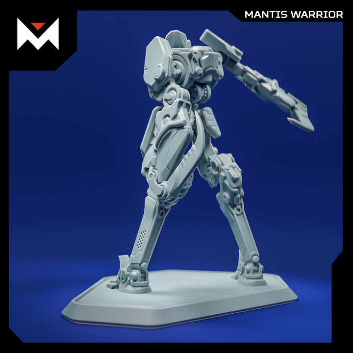 3D Printable Mantis Warrior by Mohammad hossein attaran