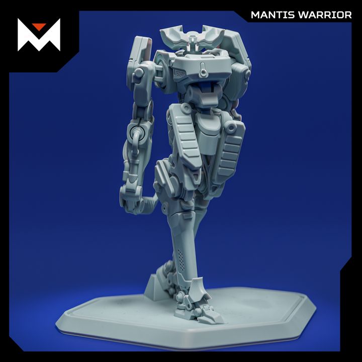 3D Printable Mantis Warrior by Mohammad hossein attaran