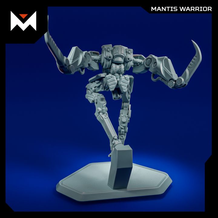 3D Printable Mantis Warrior by Mohammad hossein attaran