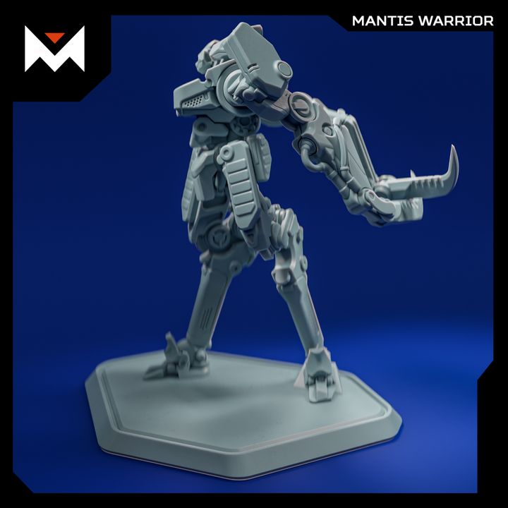 3D Printable Mantis Warrior by Mohammad hossein attaran