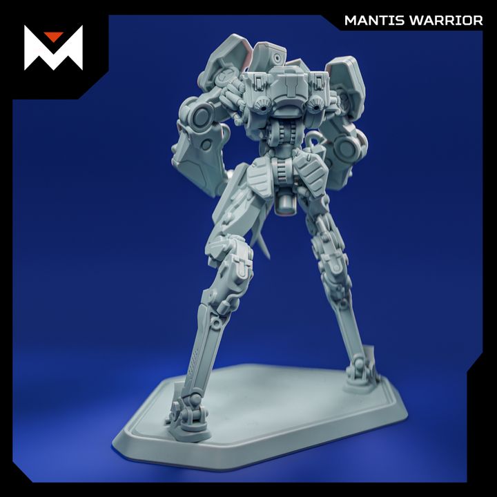 3D Printable Mantis Warrior by Mohammad hossein attaran