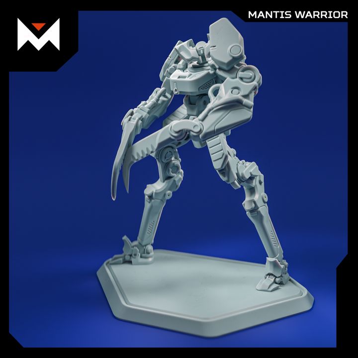 3D Printable Mantis Warrior by Mohammad hossein attaran