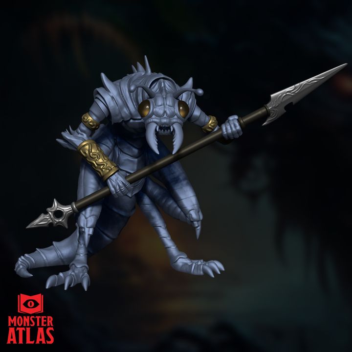 3D Printable Ice Devil - Gelugon by Monster Atlas