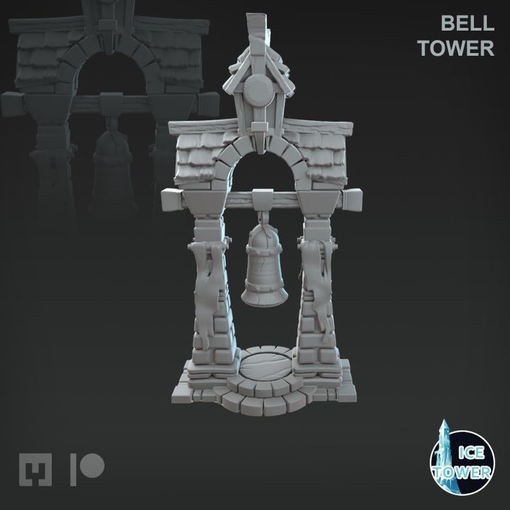 3D Printable Bell tower by Ice Tower