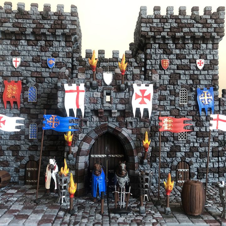 3D Printable Castle builder - Stronghold by ARTMARKEVYCH