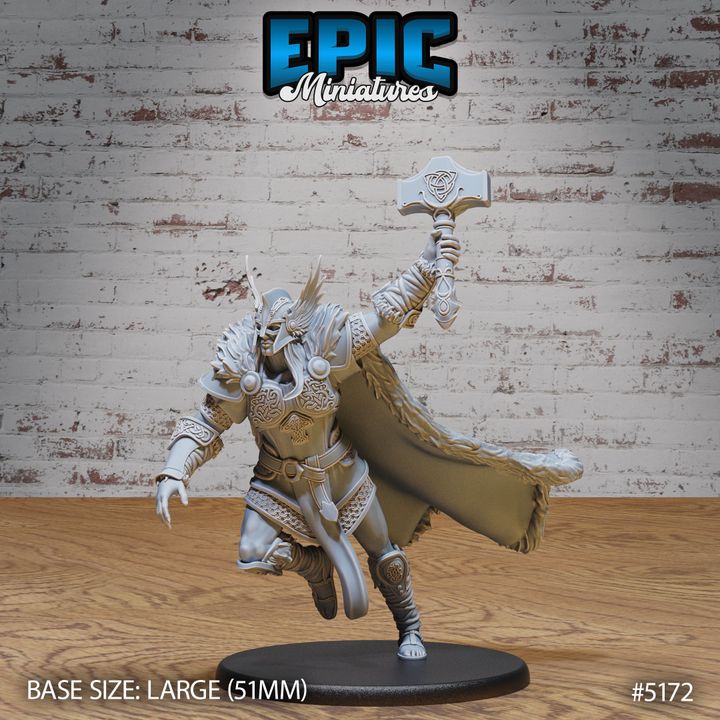 3D Printable Thor Avatar Rush / Norse Mythology God / Lightning Lord ...