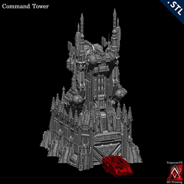 3D Printable Command Center by TrigonumVR