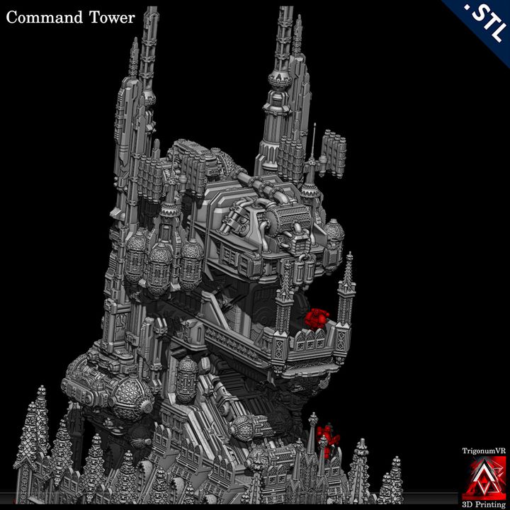 3D Printable Command Center by TrigonumVR