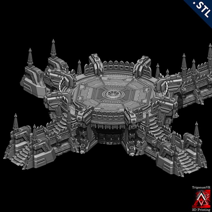 3D Printable Command Center by TrigonumVR