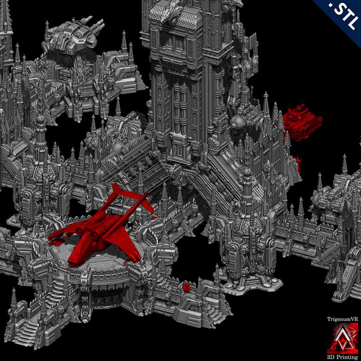 3D Printable Command Center by TrigonumVR