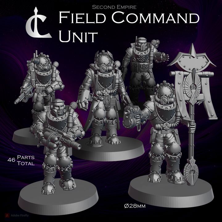 3D Printable Field Command Unit - Presupported by Lucas with a C