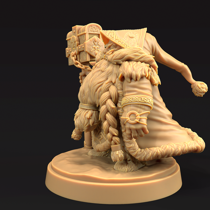 3D Printable Nikolai, Mountain Cleric | PRESUPPORTED | Tales From ...