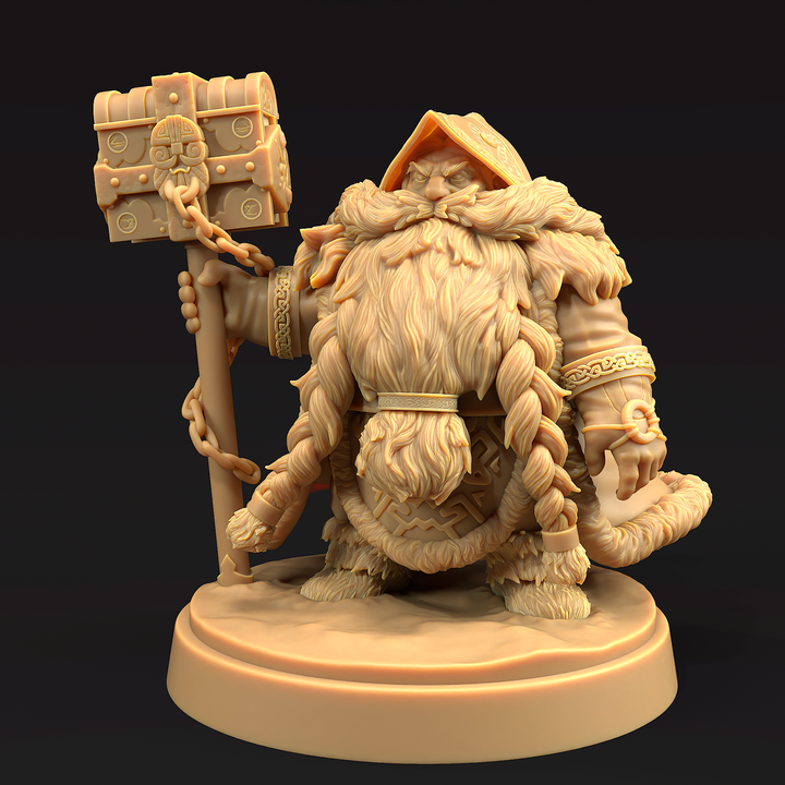 3D Printable Nikolai, Mountain Cleric | PRESUPPORTED | Tales From ...