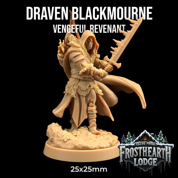 3D Printable Draven Blackmourne, Vengeful Revenant | PRESUPPORTED ...