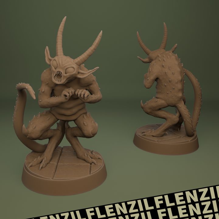 3D Printable Quasit by Flenzil Miniatures