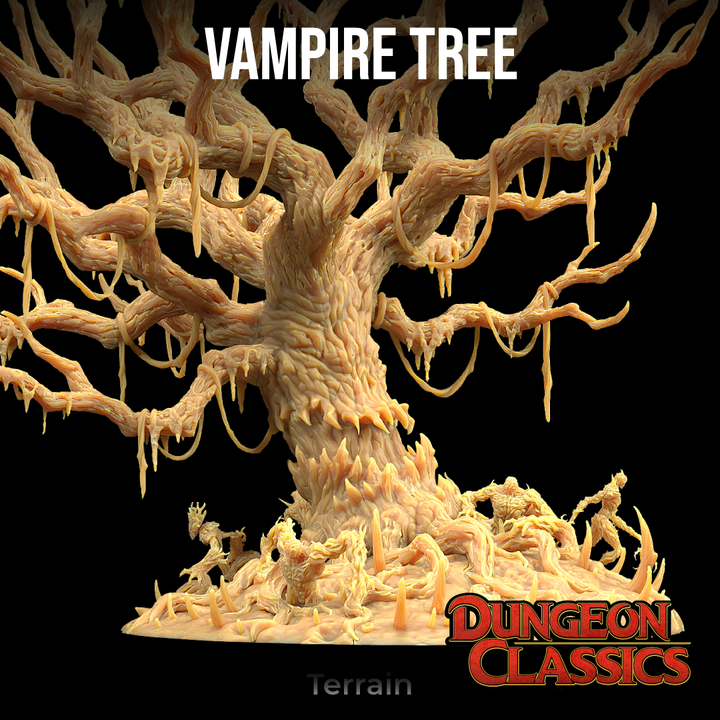 3D Printable Vampire Tree | PRESUPPORTED | Dungeon Classics by Dungeon ...