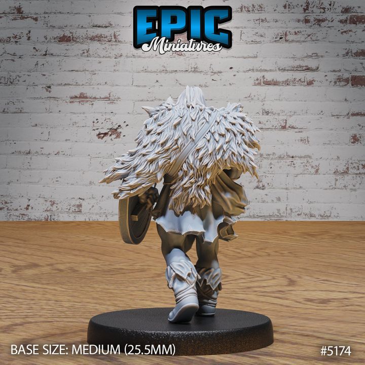 3D Printable Berserker Viking / Norse Warrior / Male Northern Fighter ...