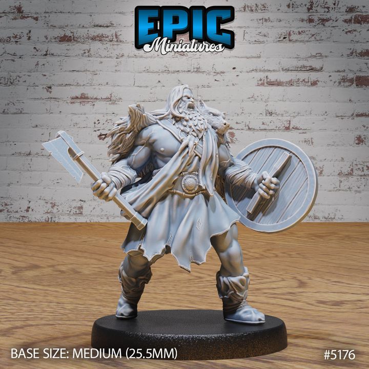 3D Printable Berserker Viking Set / Norse Warrior / Male Northern ...