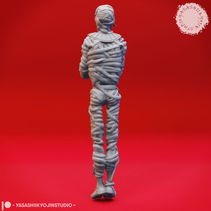 3D Printable Laying Mummy - Tabletop Miniature (Pre-Supported) by YKS ...