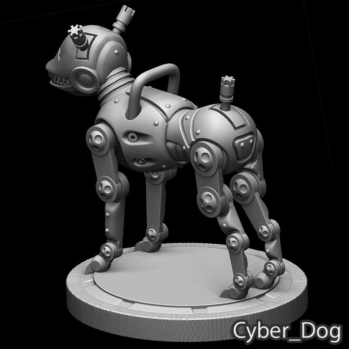 3D Printable Cyber Dog by WerewolF