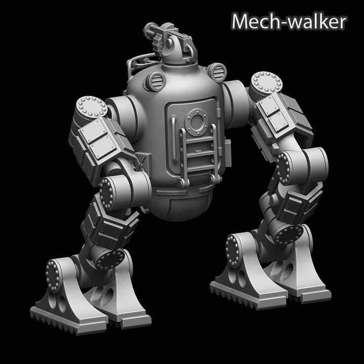 3D Printable Walker mech by WerewolF