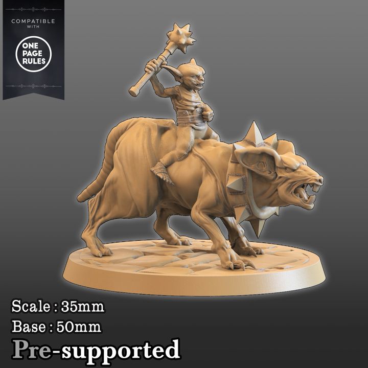 3D Printable Goblin Fast Scout , The Greedy Goblins Clan by Imp3dsion