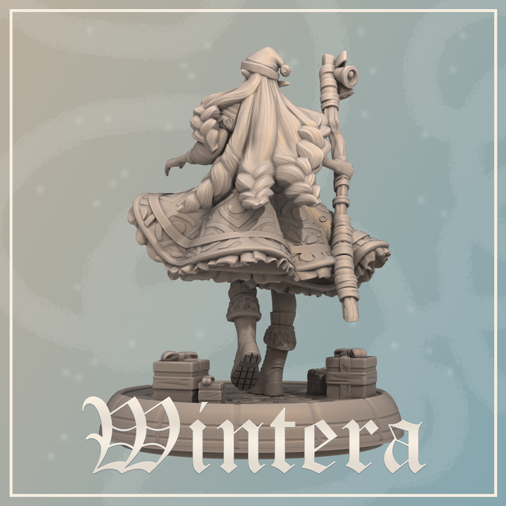 3D Printable Wintera 32mm and 75mm by Dungeons & Maidens