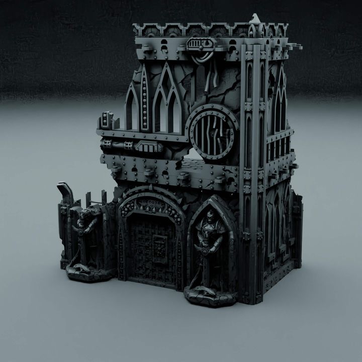 3D Printable Imperial wargame ruins - Modular multipart pack (over 100 ...