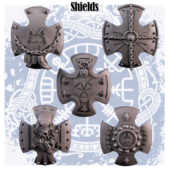 3D Printable Medium Shields by Sergeant Hammer